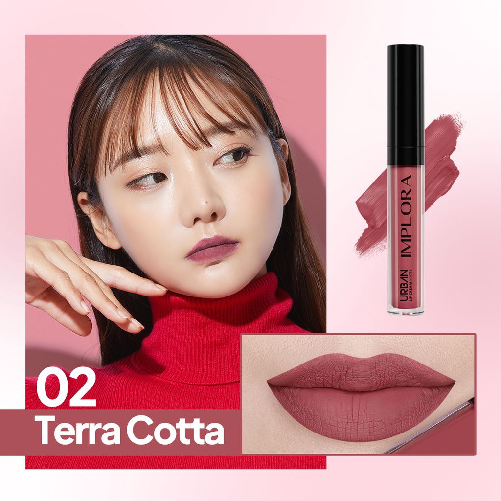 Jual Implora Urban Lip Cream Matte 02 Terra Cotta | Shopee Indonesia