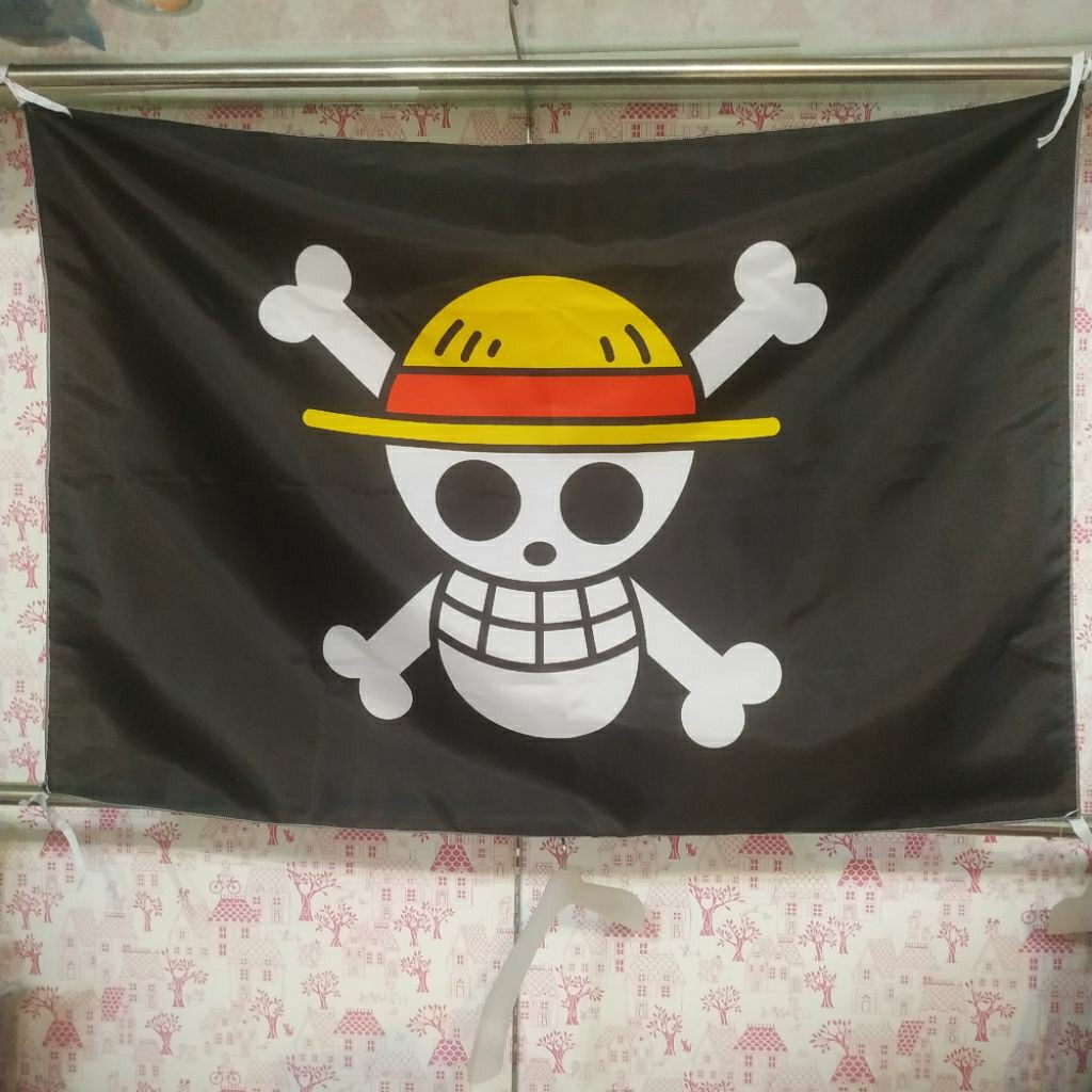 Jual BENDERA kain 80x 118 cm One Piece Besar anime manga (anime.lucu ...