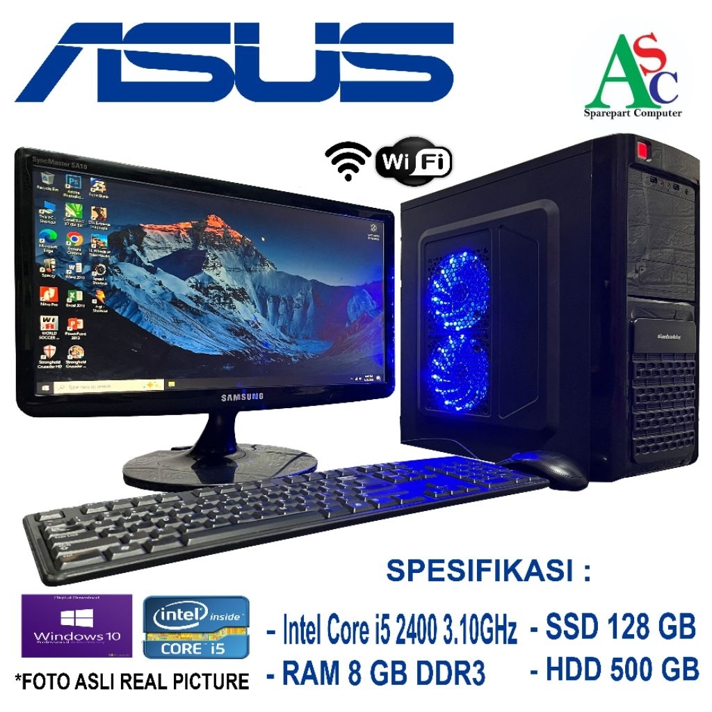 Jual Pc Set Komputer Core i5 Ram 8GB SSD 128GB HDD 500GB | Shopee Indonesia