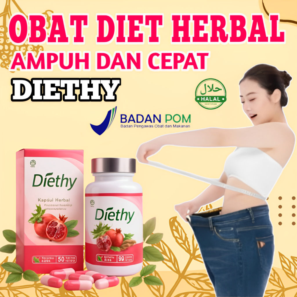 Jual DIETHY OBAT DIET Herbal Turun 5-16kg Dalam 1 Minggu Pelangsing ...