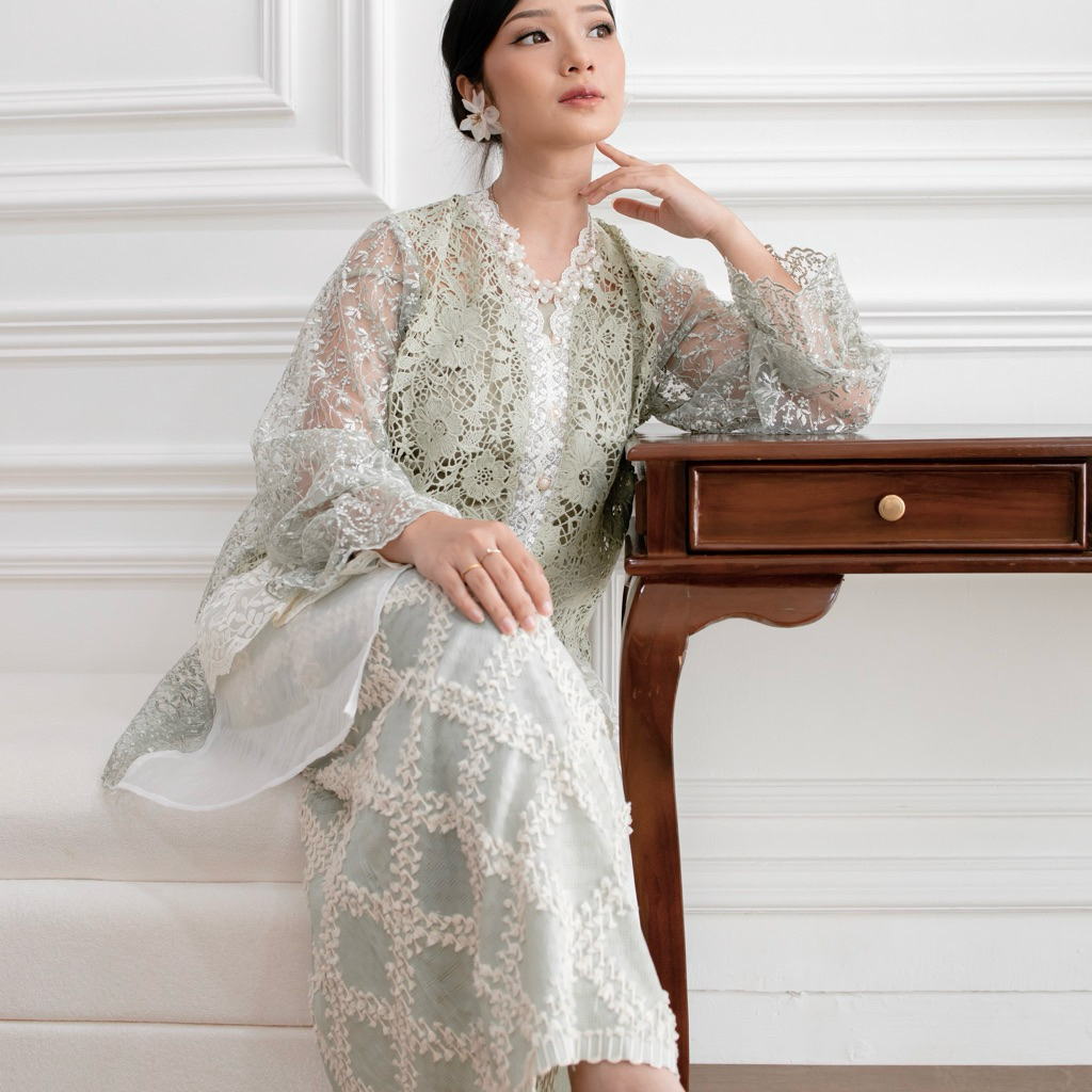 Jual ABINAYA - AUDY OUTER | outer lebaran eid fitri Dress Kondangan ...