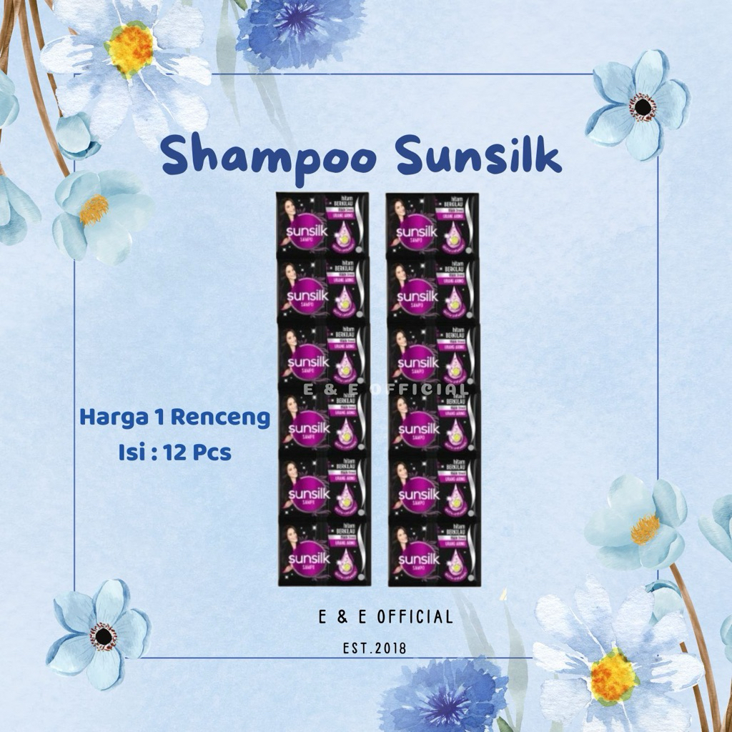Jual SHAMPOO SUNSILK HITAM RENCENG / SUNSILK BLACK SHINE SACHET / SAMPO ...