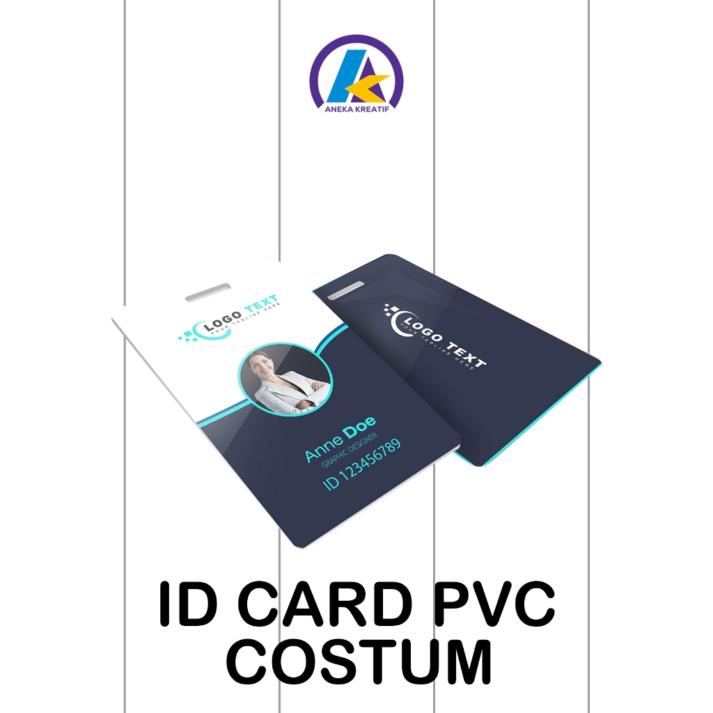 Jual ID CARD PVC CUSTOM | Cetak ID Card Nama & Jabatan Desain Bebas ...