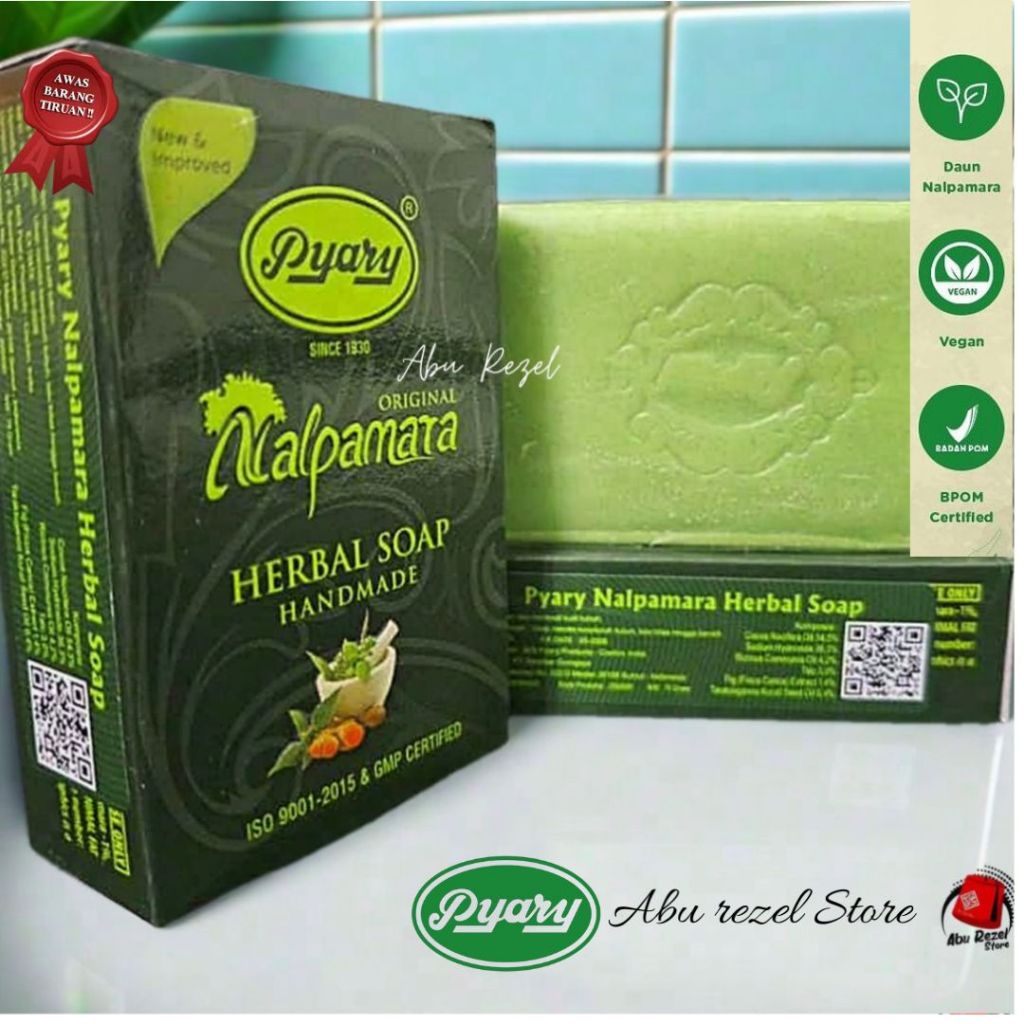 Jual Sabun PYARY NALPAMARA [BPOM] Original Herbal Soap | Sabun Arab BPOM RI | Garansi uang ...