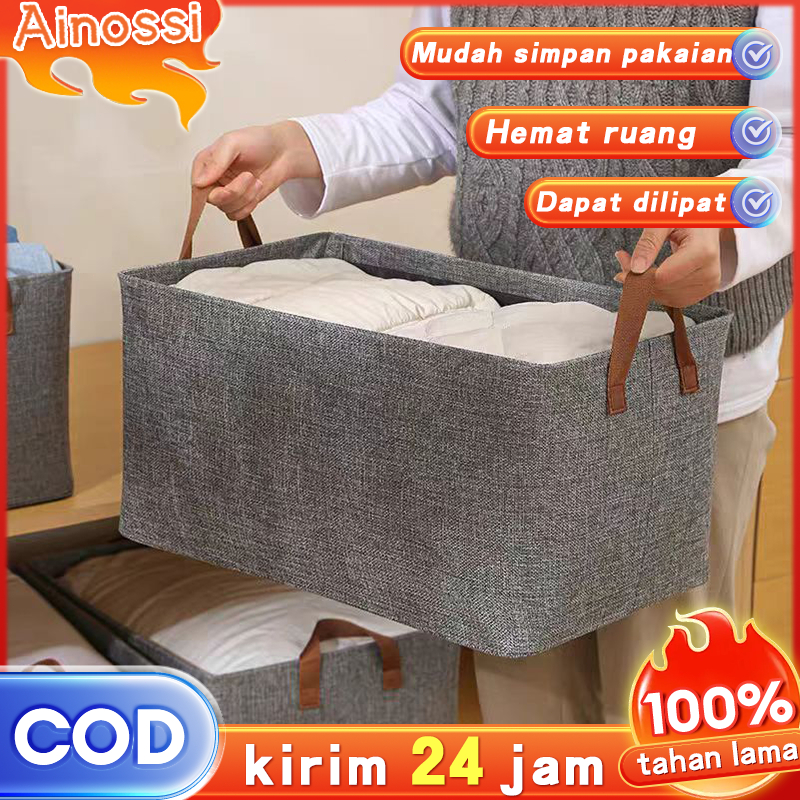 Jual AINOSSI Kationik Storage Box dapat dilipat kotak penyimpanan ...