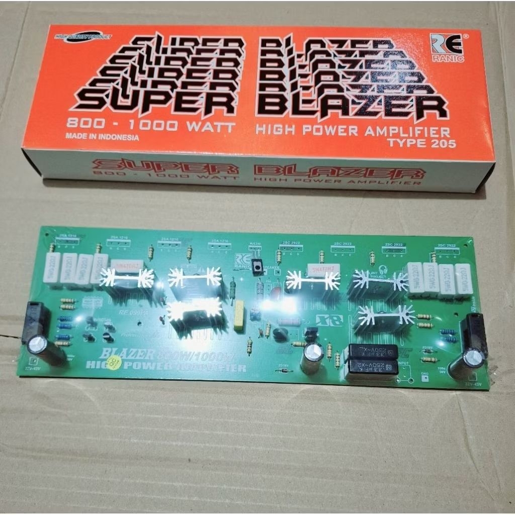Jual kit power driver amplifier super blazerr 800wat-1000wat 205 ...