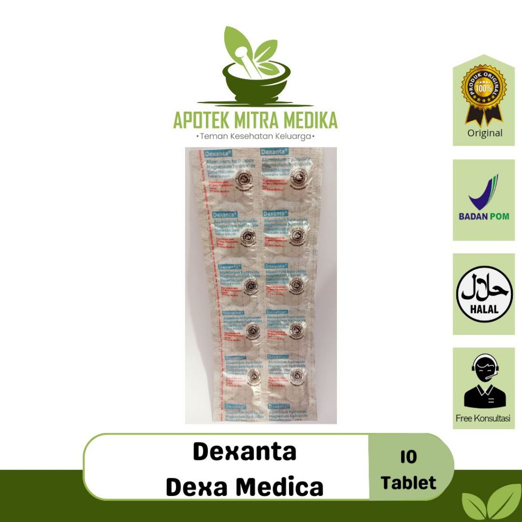 Jual Dexanta Dexa Medica - 10 tab | Shopee Indonesia