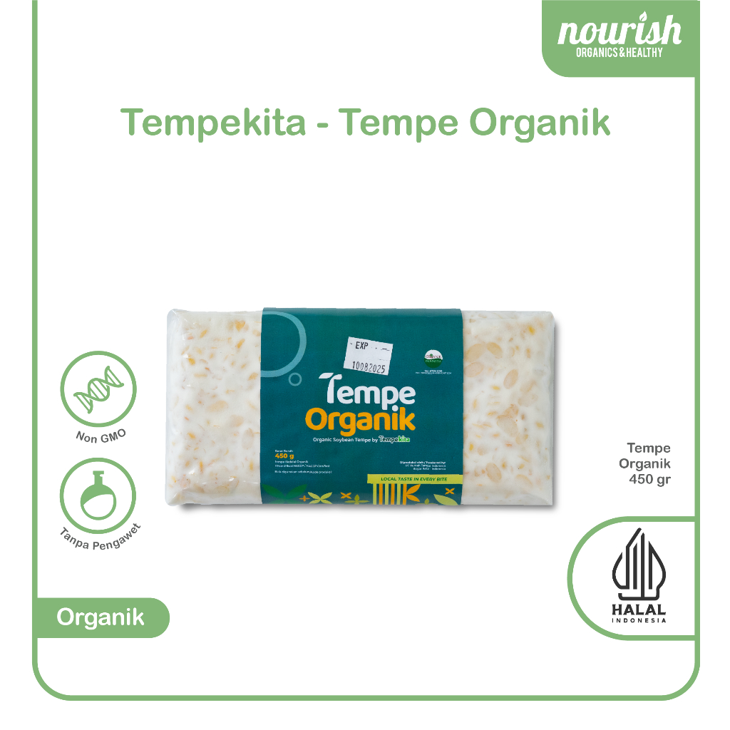 Jual TempeKita, Tempe Organik Non GMO 45Ogr | Shopee Indonesia