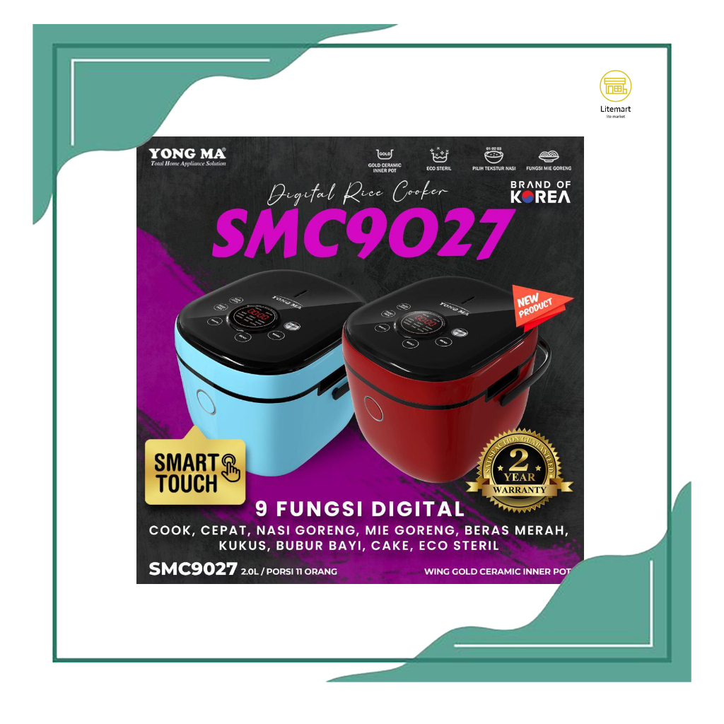 Jual YONGMA MAGIC COM DIGITAL SMC-9027 | Shopee Indonesia