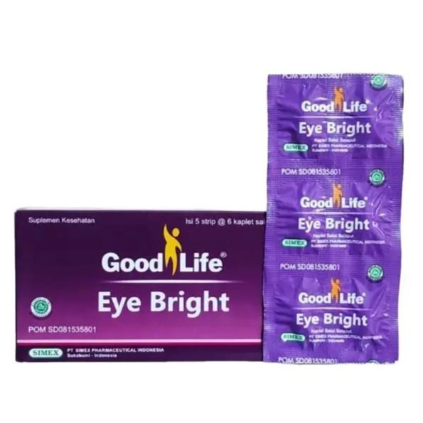 Jual Good Life Eye Bright Box 30 Tablet - Suplemen Kesehatan Mata ...