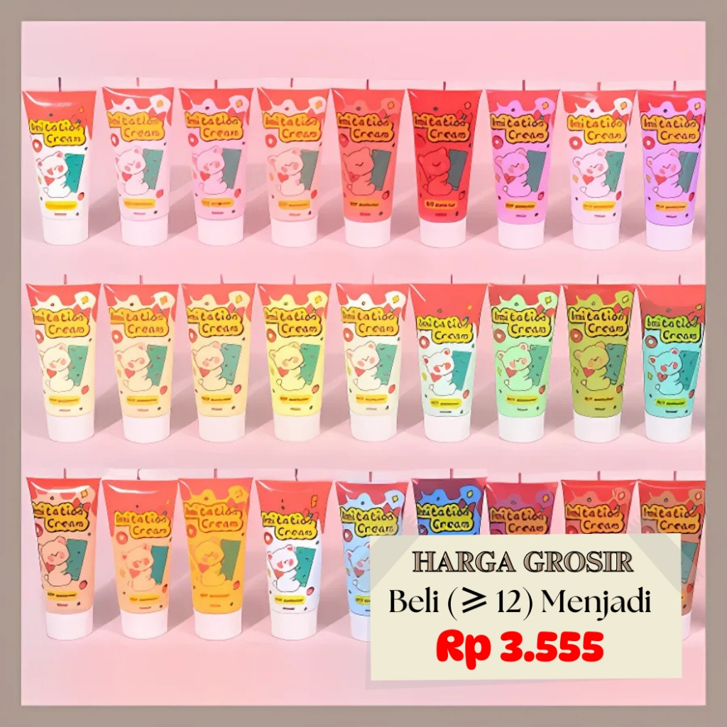 Jual Simulation Cream DIY Lem Cream Clay Colorful Glue Lem Warna Warni ...