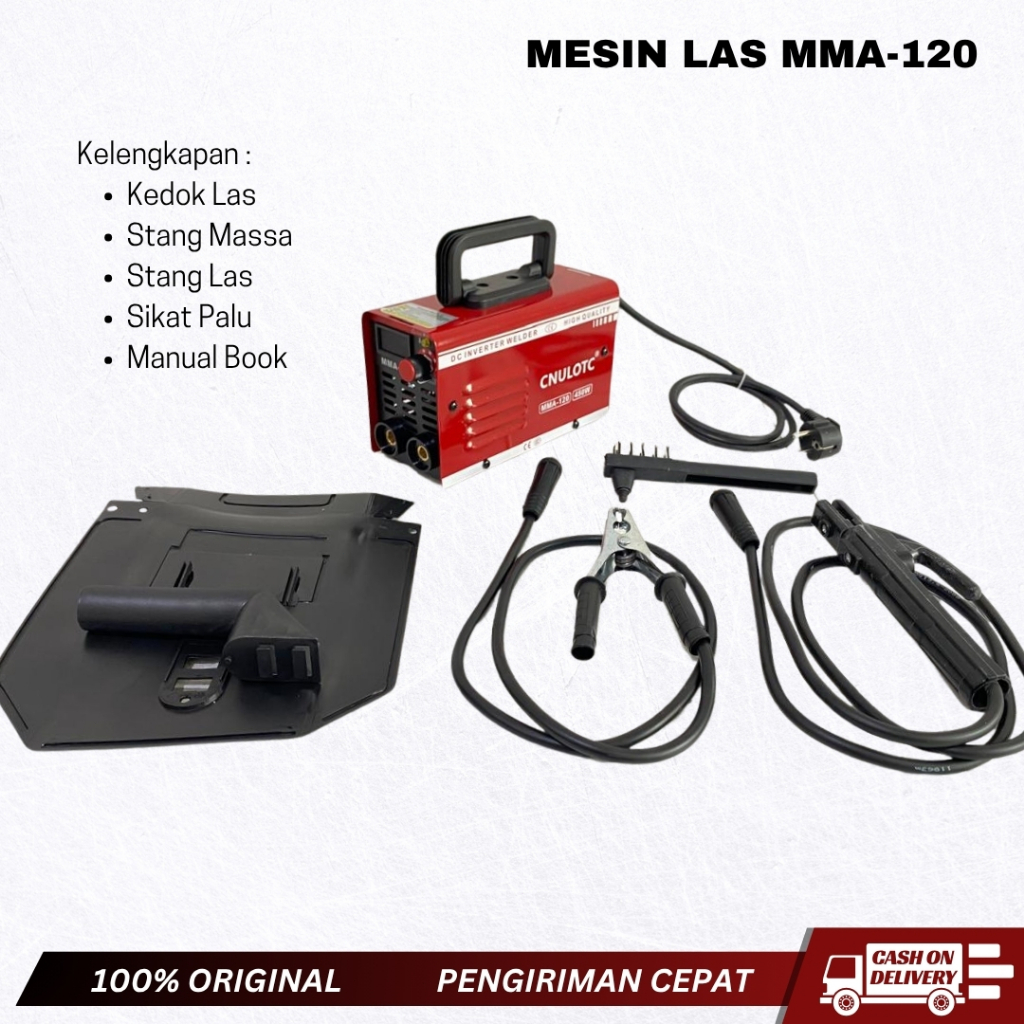 Jual CNULOTC MESIN LAS MMA-120 ALAT LAS BESI MINI 450W TRAVO LAS ...