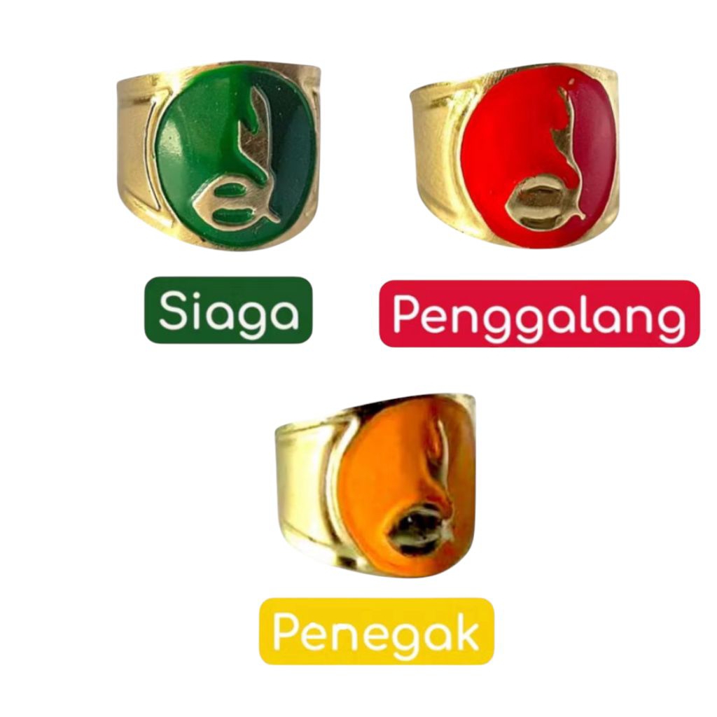 Jual RING KACU RING PRAMUKA SD SMP DAN SMA / 1 PCS (1 BIJI ) | Shopee ...