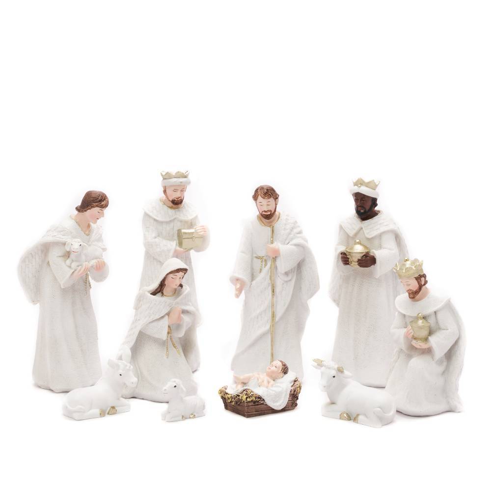Jual Patung Set Natal Pajangan Rohani Dekorasi Hiasan Patung Yesus ...