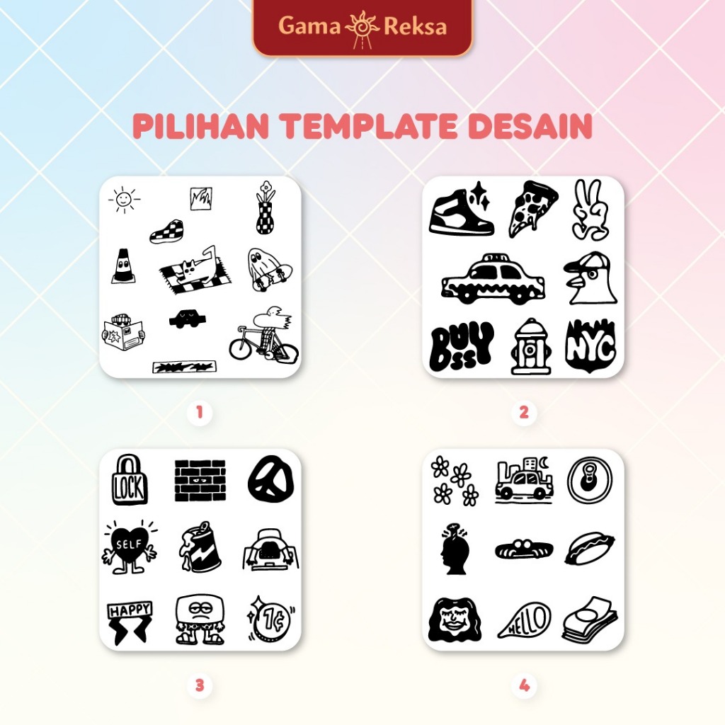Jual Pilihan Desain Tema Y2K STYLE Laser Grafir | Shopee Indonesia