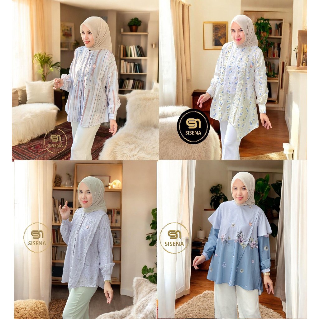 Jual sisena blouse motif printing standar hingga Jumbo Firla Shiva ...