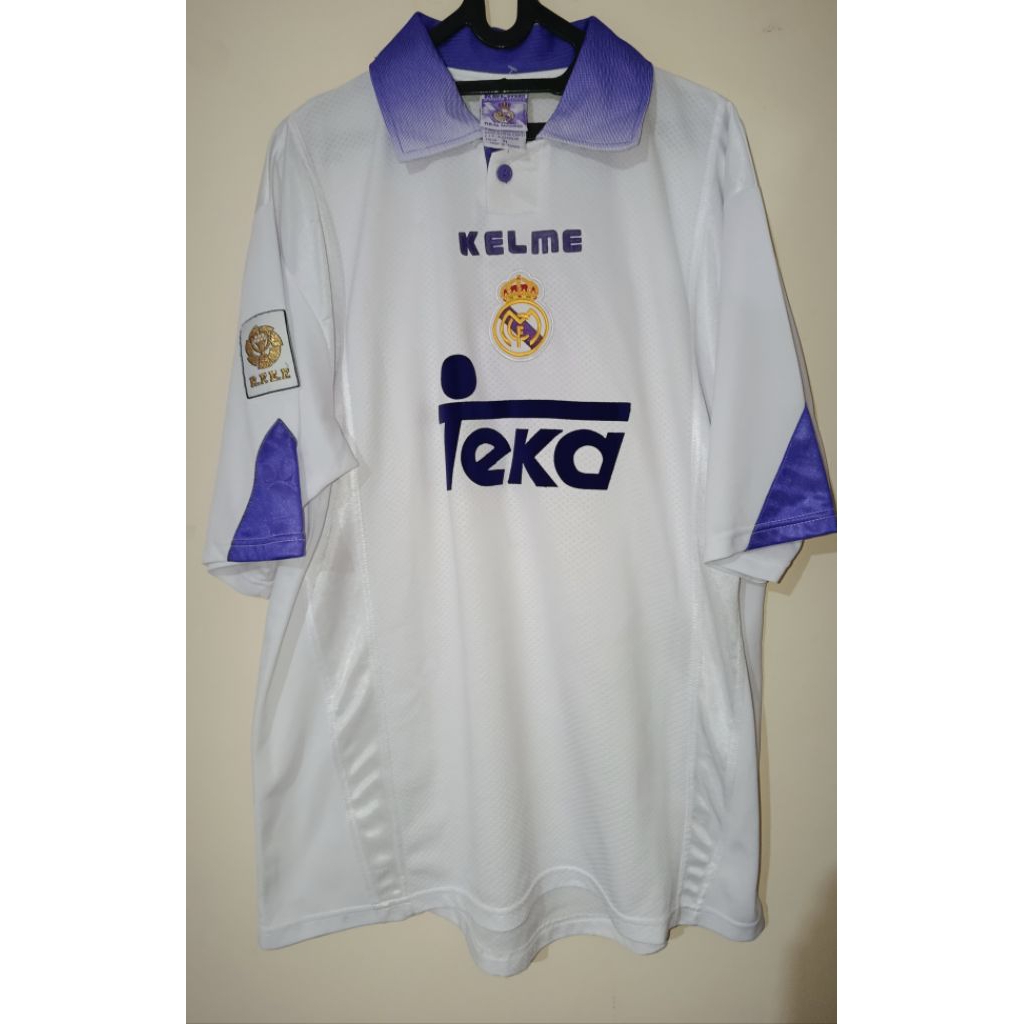 Jual Real Madrid Home 1997 size XL(legit) | Shopee Indonesia