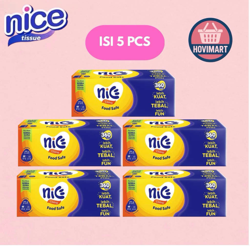 Jual Tisu Nice Facial Tissue – Lembut & Tebal – Original – Harga Promo ...