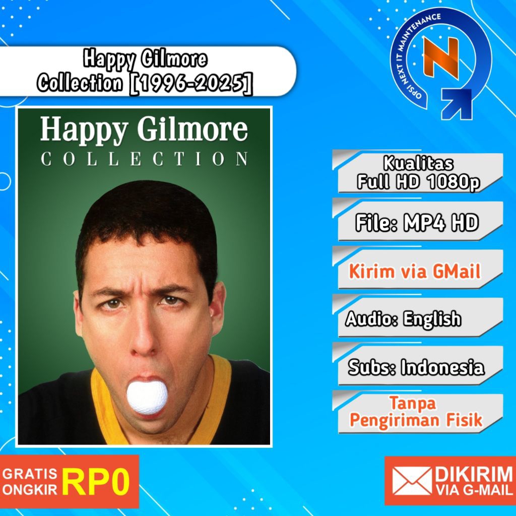 Jual Happy Gilmore Complete [1996-2025] | Shopee Indonesia