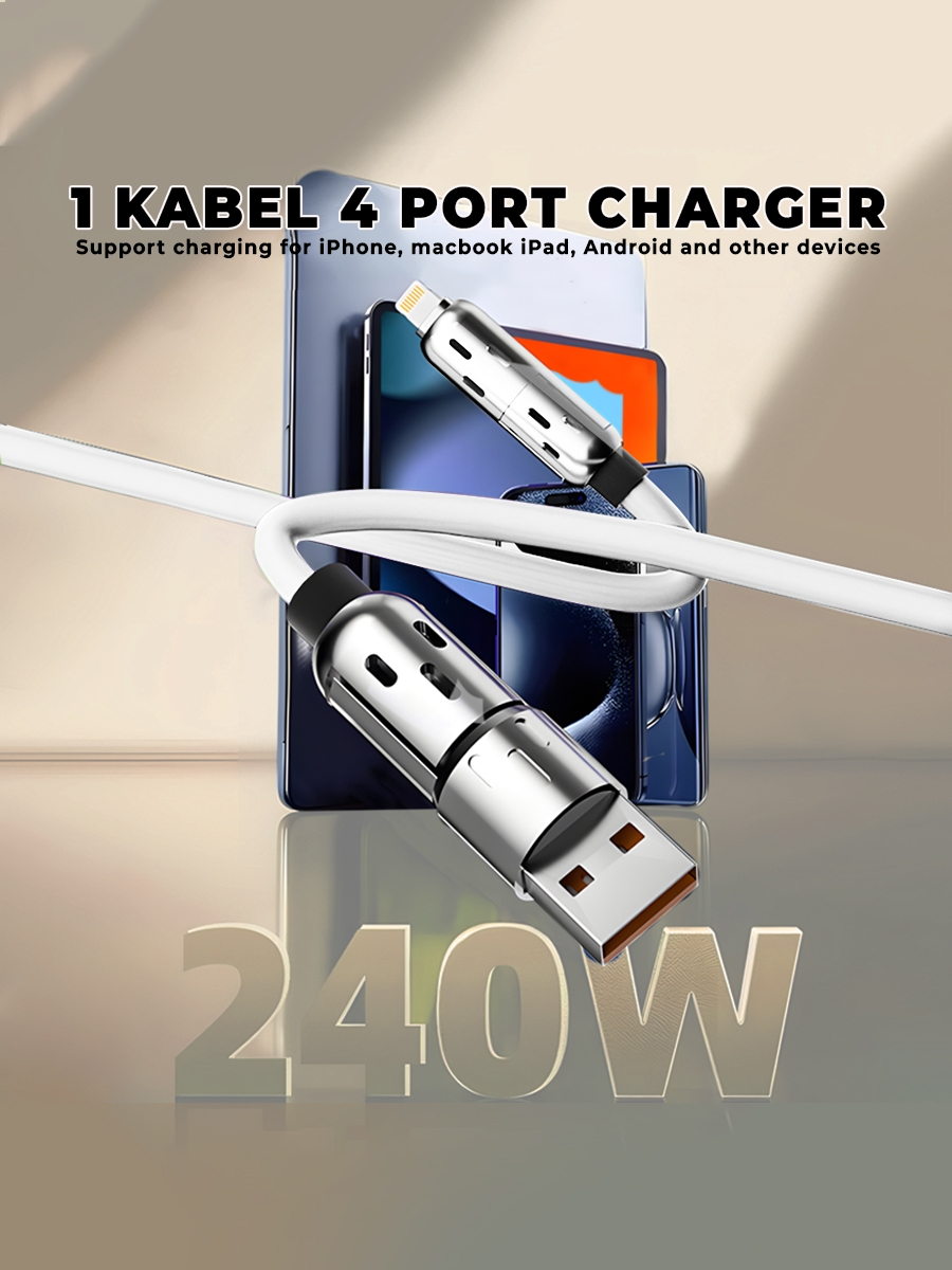 Jual Mochoe COD Kabel Data Kabel USB 4 in 1 USB Type C to Type C Iphone ...