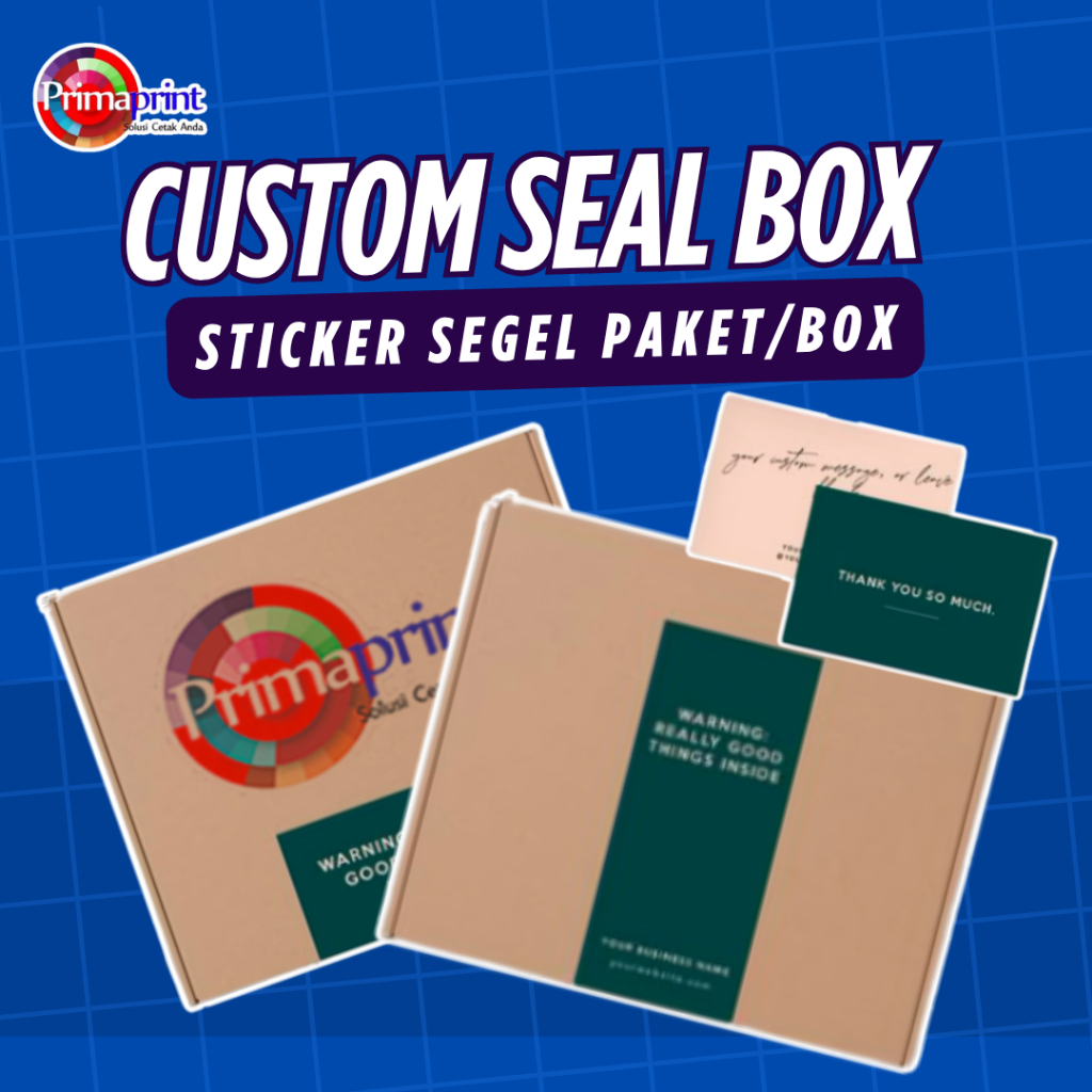 Jual Stiker Segel Custom Box Packing | Cetak Seal Sticker Thank You ...