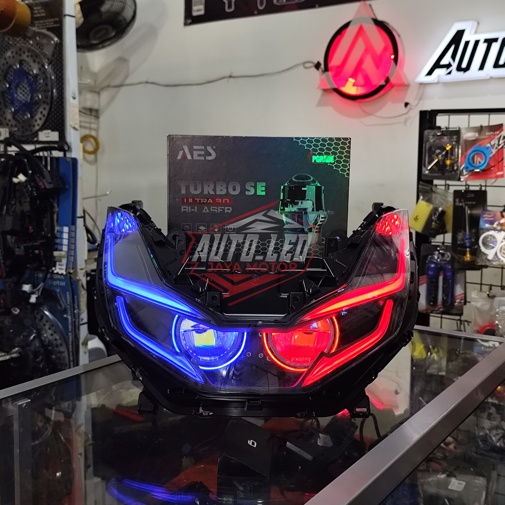 Jual BILED PCX 160 FULL SET REFLEKTOR CUSTOM BILED AES TURBO SE ULTRA ...