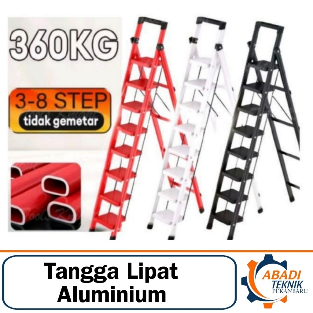 Jual Tangga Lipat Alumunium Baja Karbon Tangga Rumah Multifungsi ...