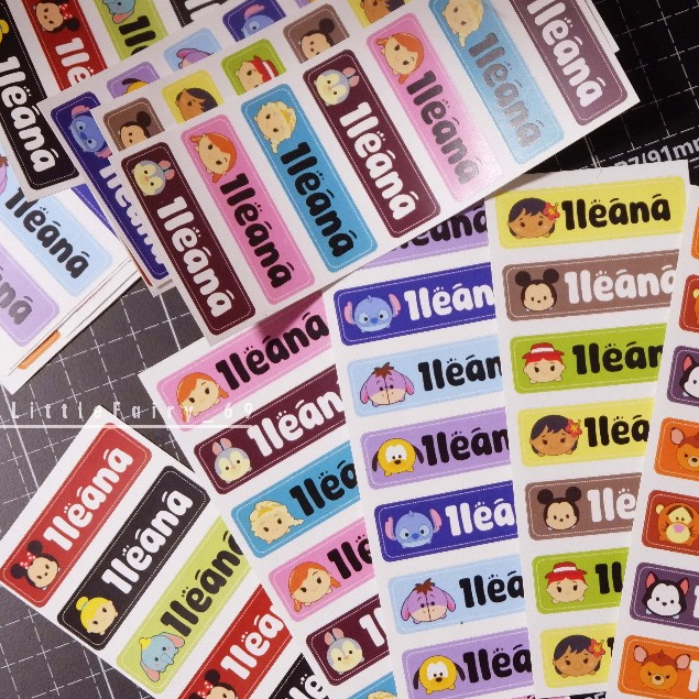 Jual Label Nama Anak Custom / Label Lucu isi Banyak | Shopee Indonesia