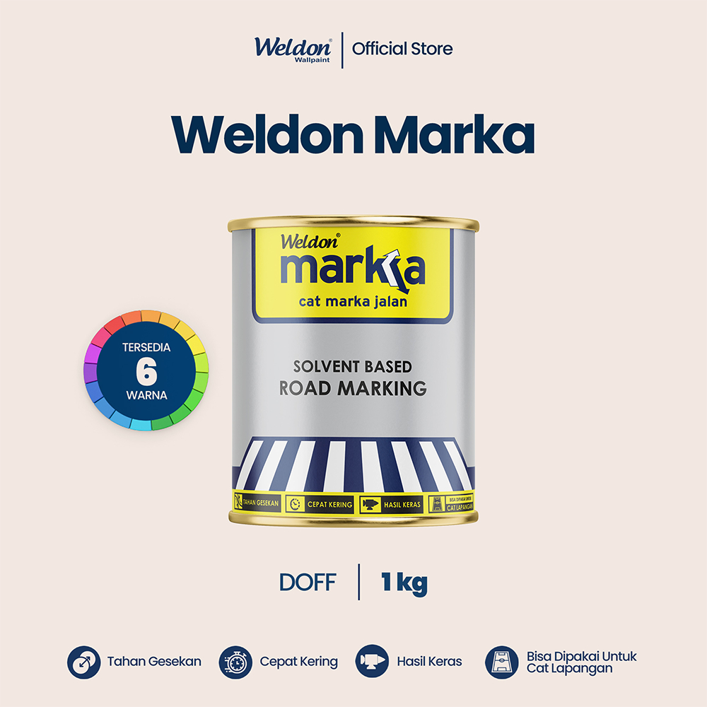 Jual Cat Jalan - Weldon Markka (1kg) | Shopee Indonesia