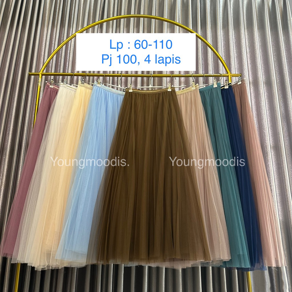 Jual youngmoodis rok tutu 4 lapis full furing berlapis mayung original ...