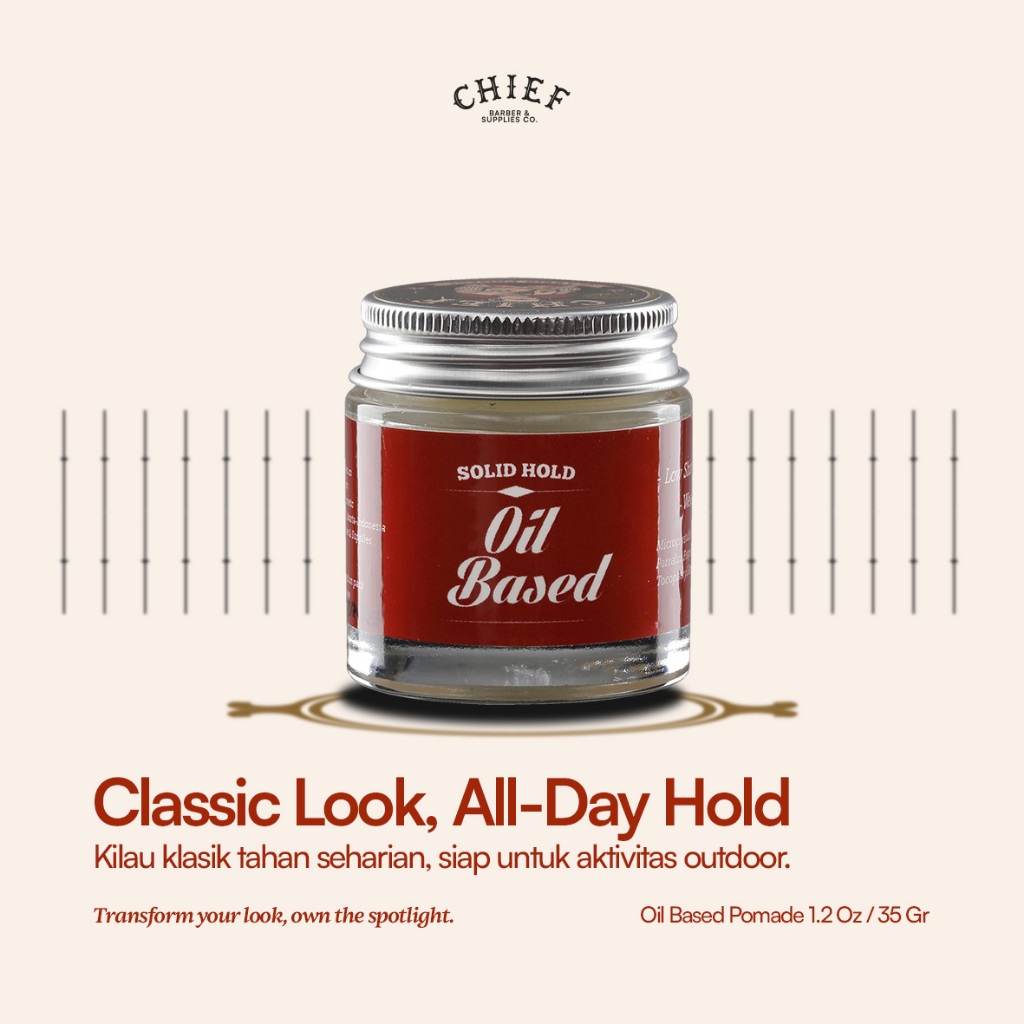 Jual Chief Classic Mini Travel Size Pomade 35gr – Travel Friendly, Hold ...