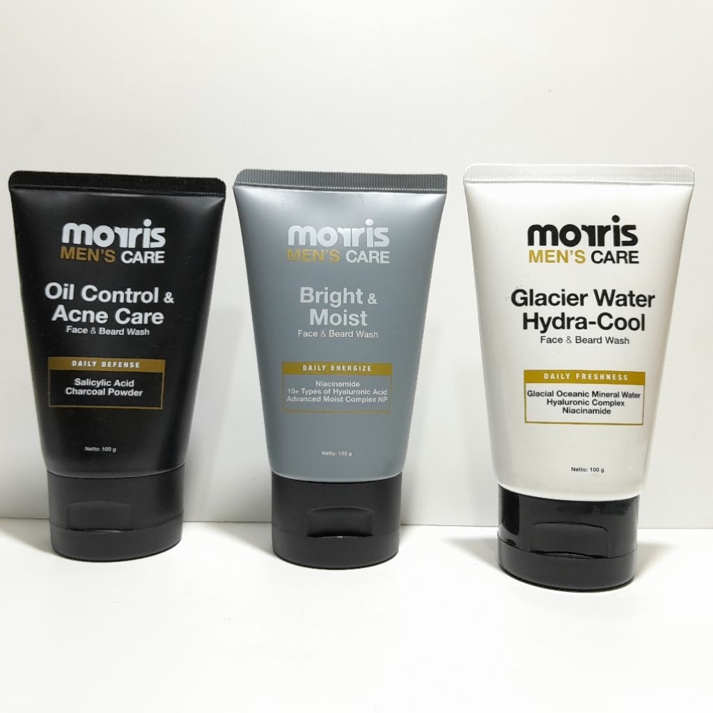 Jual MORRIS MEN'S CARE FACE & BEARD WASH SABUN PEMBERSIH PRIA 100GR ...