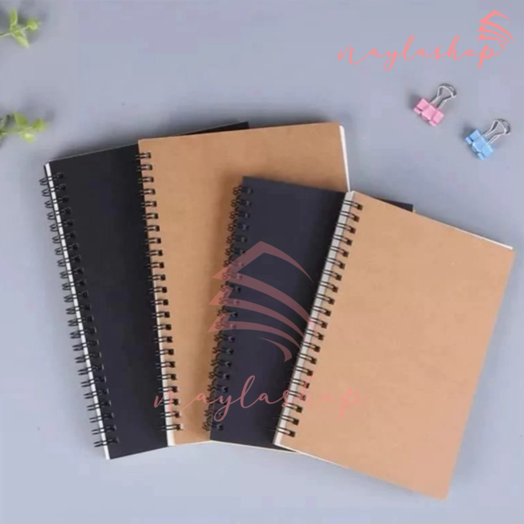 Jual NOTEBOOK A5 COBER COKLAT&HITAM /BUKU TULIS BUKU SEKOLAH /BUKU ...