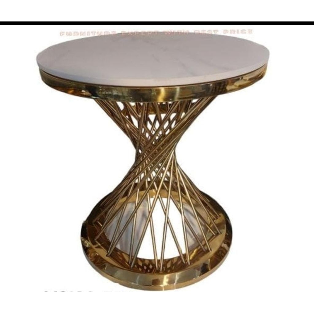 Jual Meja Tamu Sudut IMPORT - Coffee Table Bulat - Meja Serbaguna - Top ...