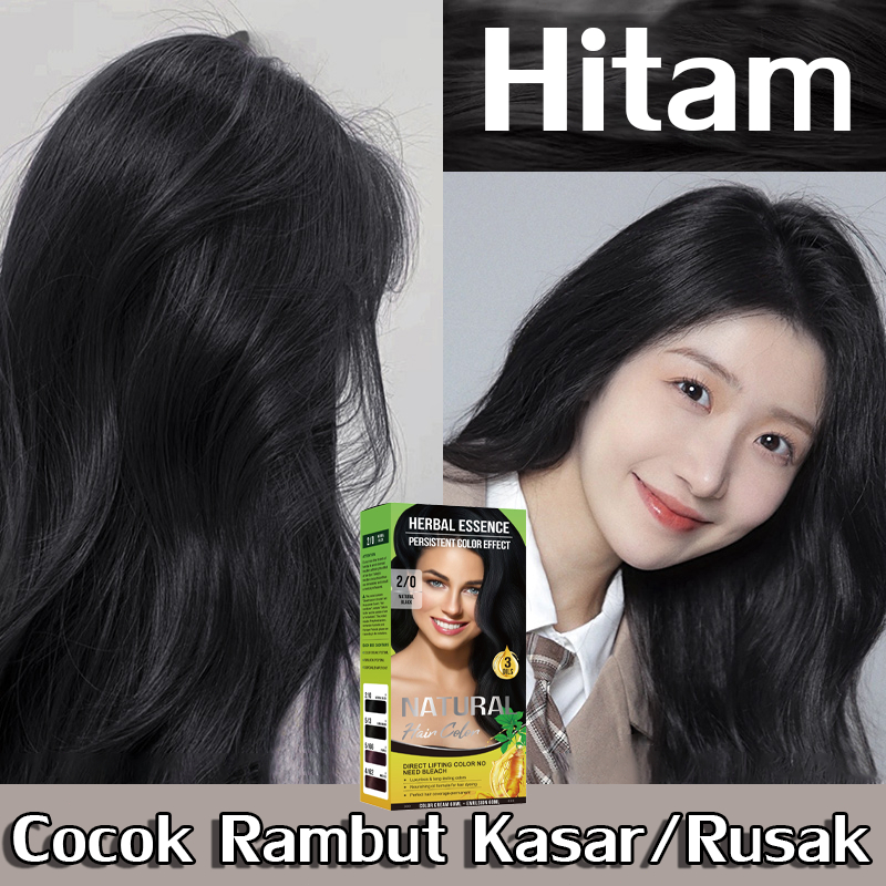 Jual Cat Rambut Hitam Profesional 2N-Non Amonia &ParabenFree,pewarna ...