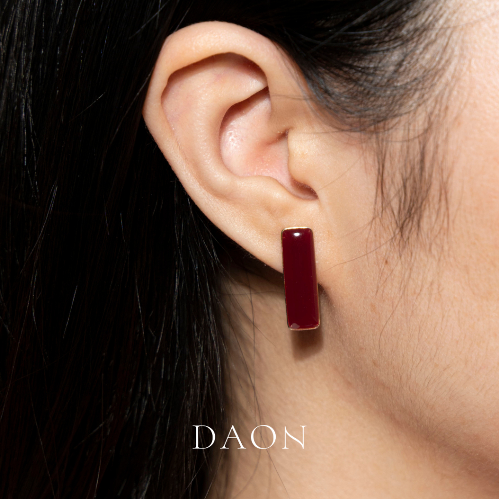 Jual DAON | Mini Rect - Handmade Stud Earring / Anting tusuk Wanita ...