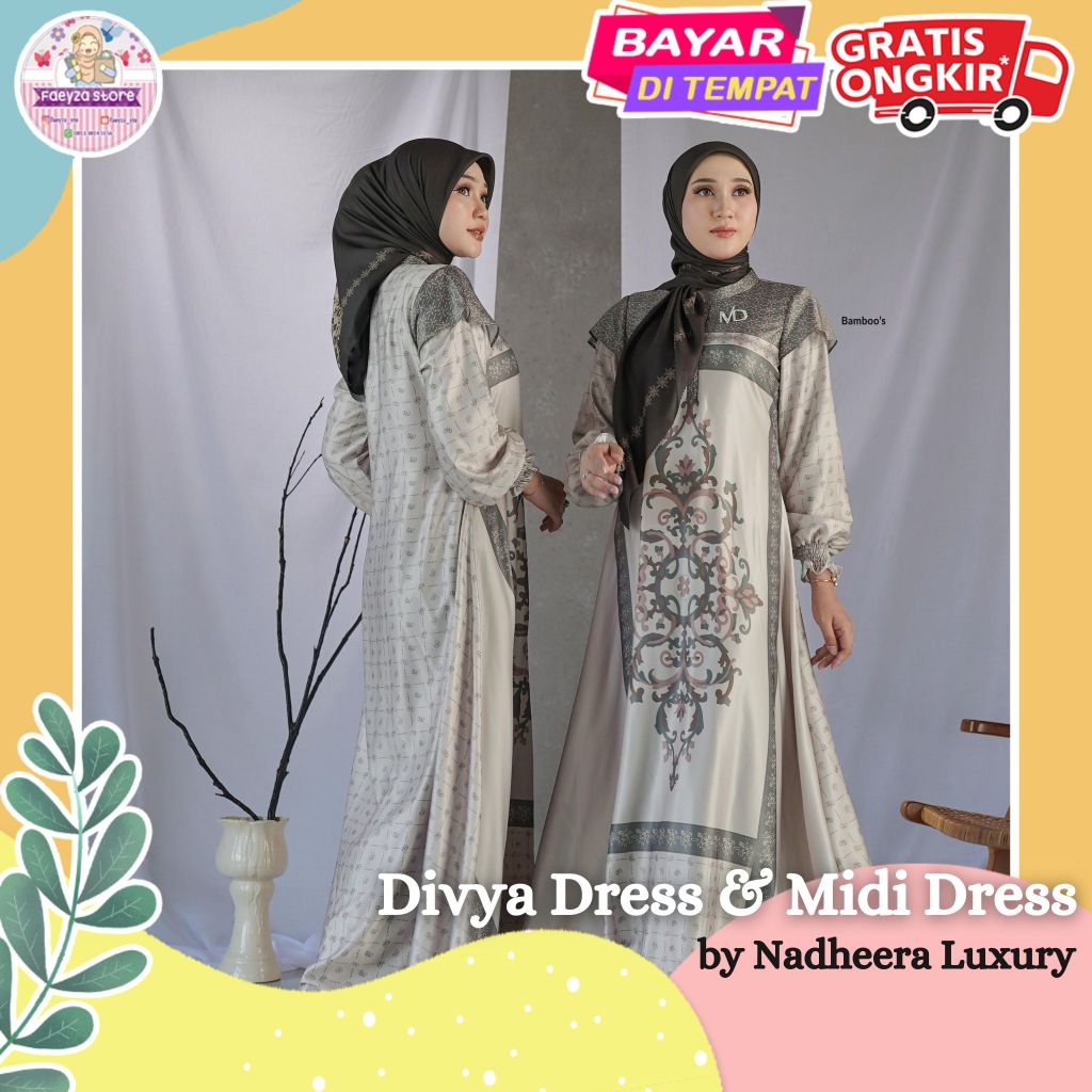 Jual INSYALLAH READY BULAN SEPTEMBER 2025 [BELUM READY] [PRE ORDER] Divya Dress & Midi Dress ORI ...