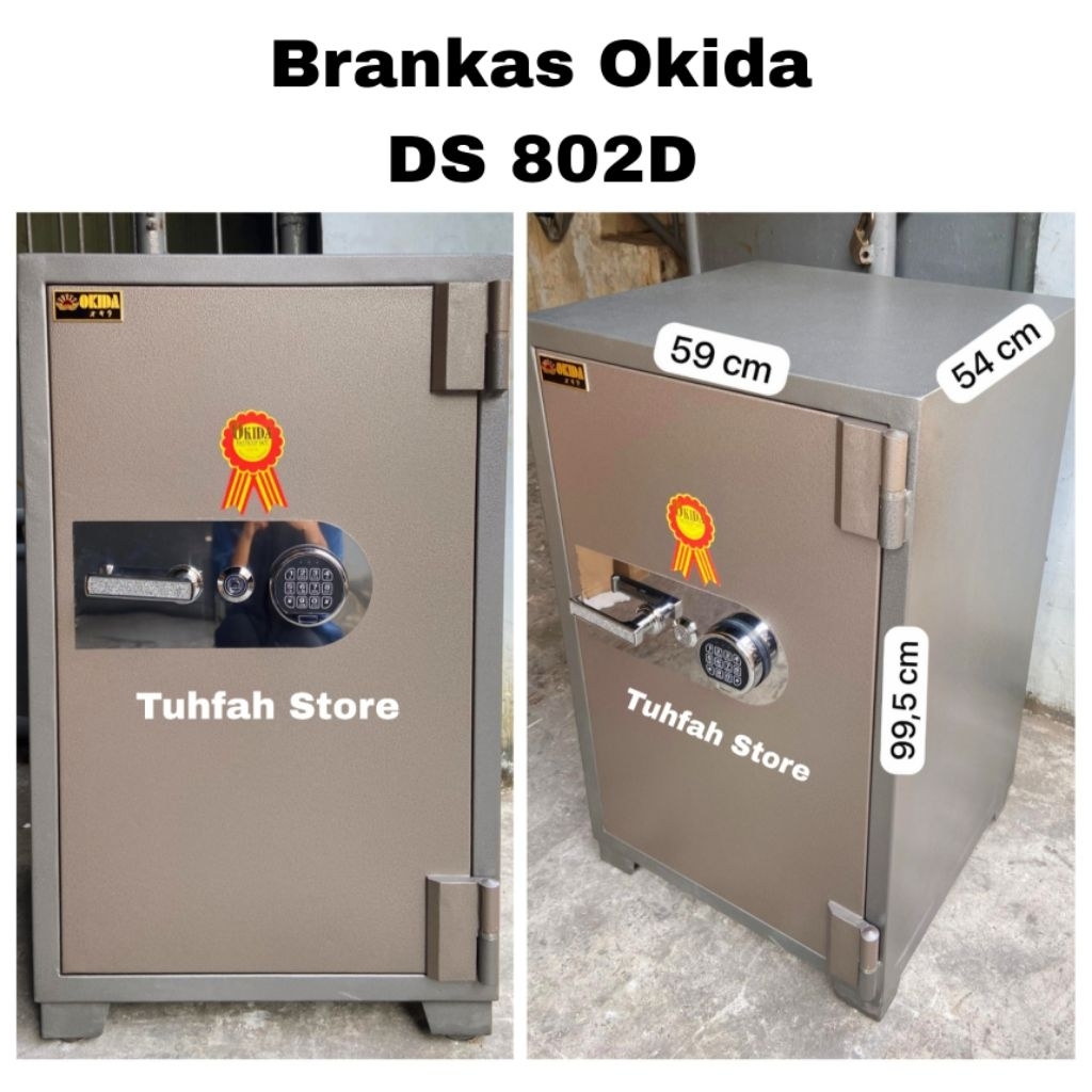Jual Brankas Okida DS 802D Tinggi 1 Meter Brangkas Kantor Merk Okida DS ...