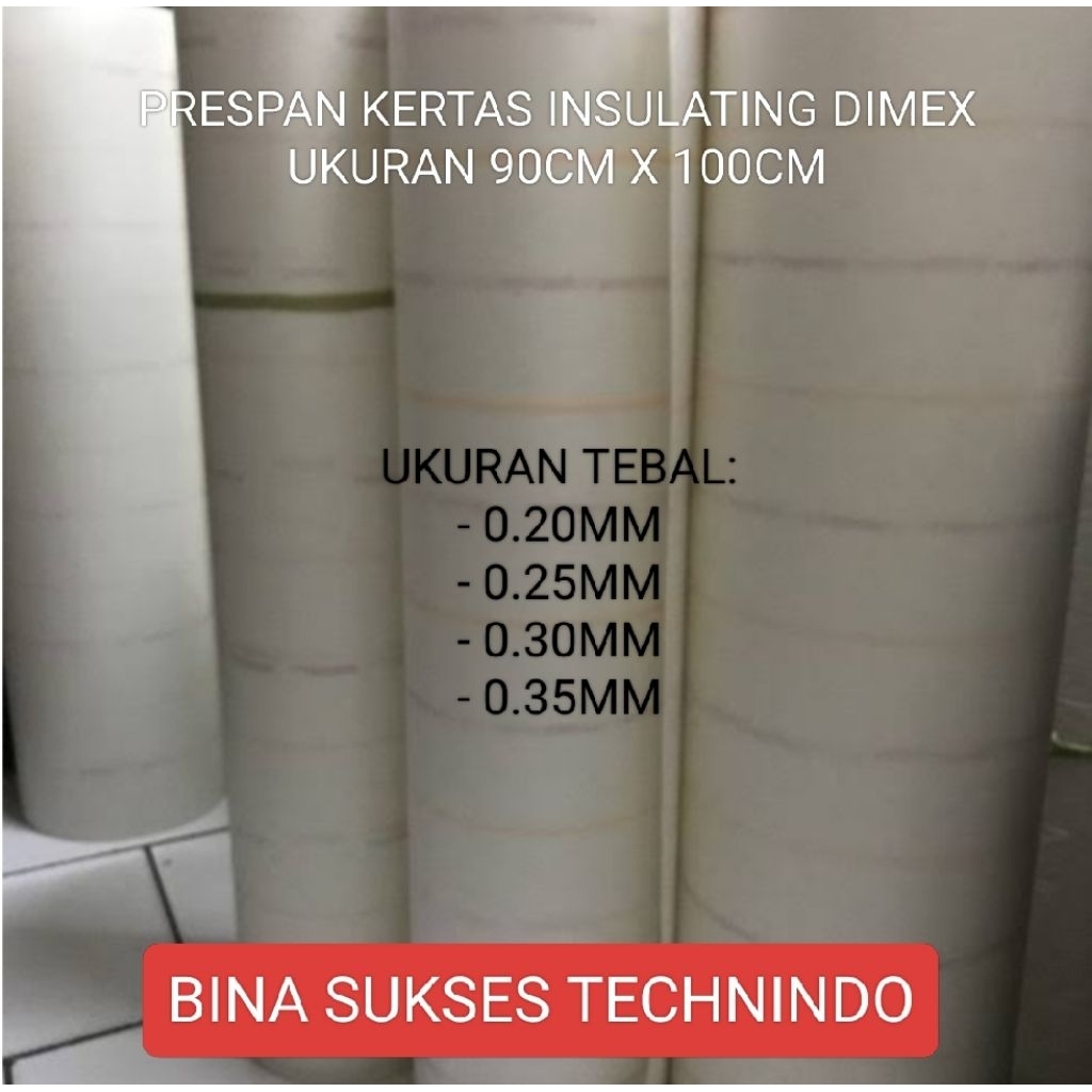 Jual KERTAS PRESPAN DIMEX 0.20MM INSULATING DINAMO UKURAN 90CM X 1MTR ...