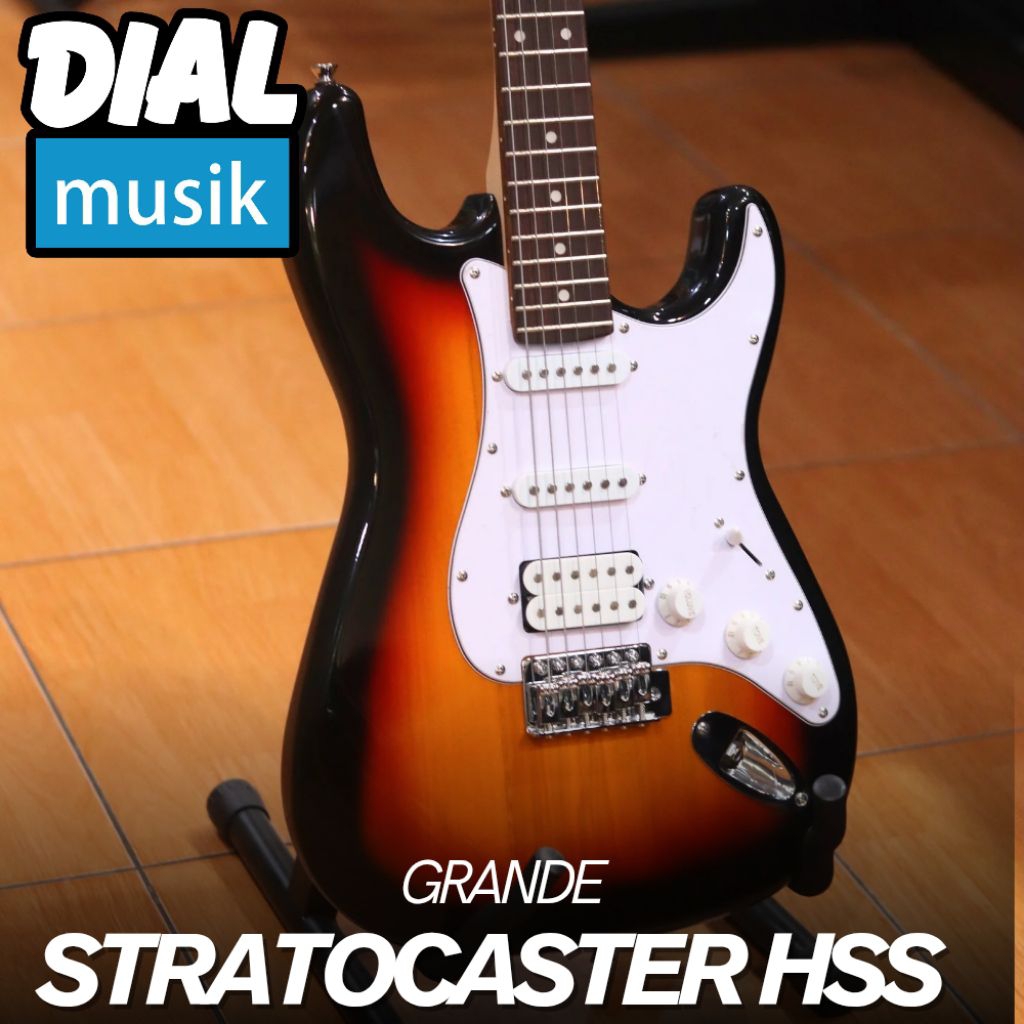 Jual Grande GST100 Electric Guitar Stratocaster HSS SB - GST-100 / GST ...