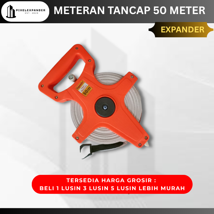 Jual Meteran Rol Tancap 50 Meter Roll Gulung Tanam Tanah Bangunan ...