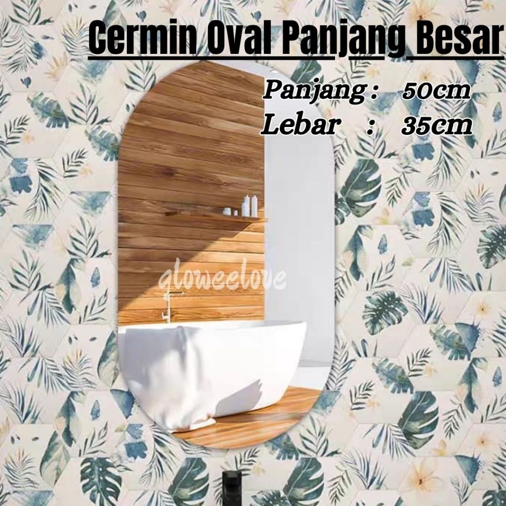 Jual Kaca akrilik dinding Jumbo 3D kaca tempel stiker cermin dinding ...