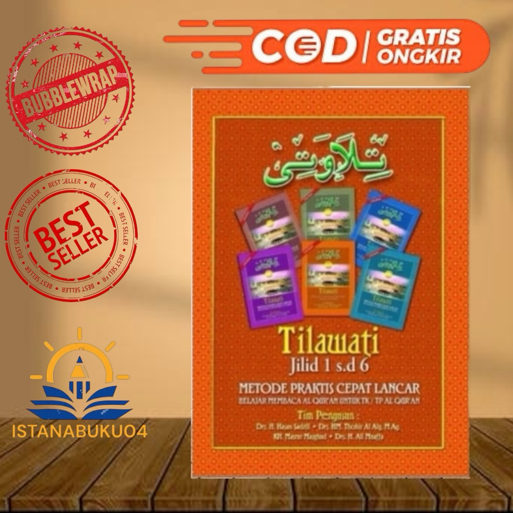 Jual Buku Tilawati Lengkap Jilid 1 sampai 6 Soft Cover | Shopee Indonesia