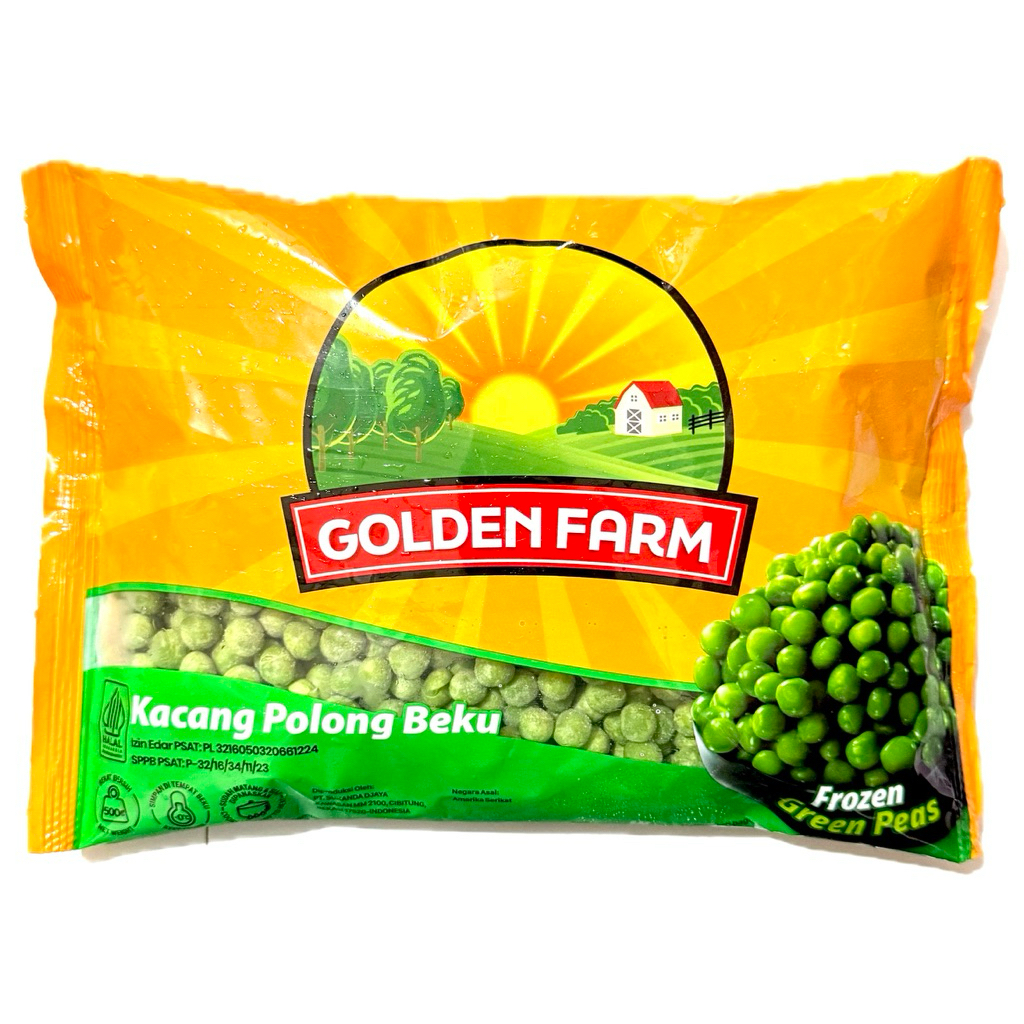 Jual Golden Farm Frozen Peas Kacang Polong 500g | Shopee Indonesia