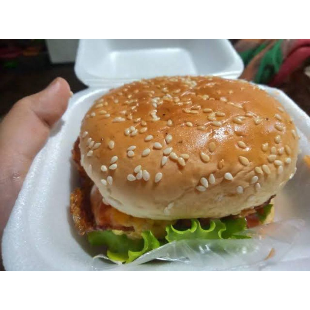 Jual Beef Burger / Burger Daging Sapi 1 Porsi (Makanan Siap Saji ...