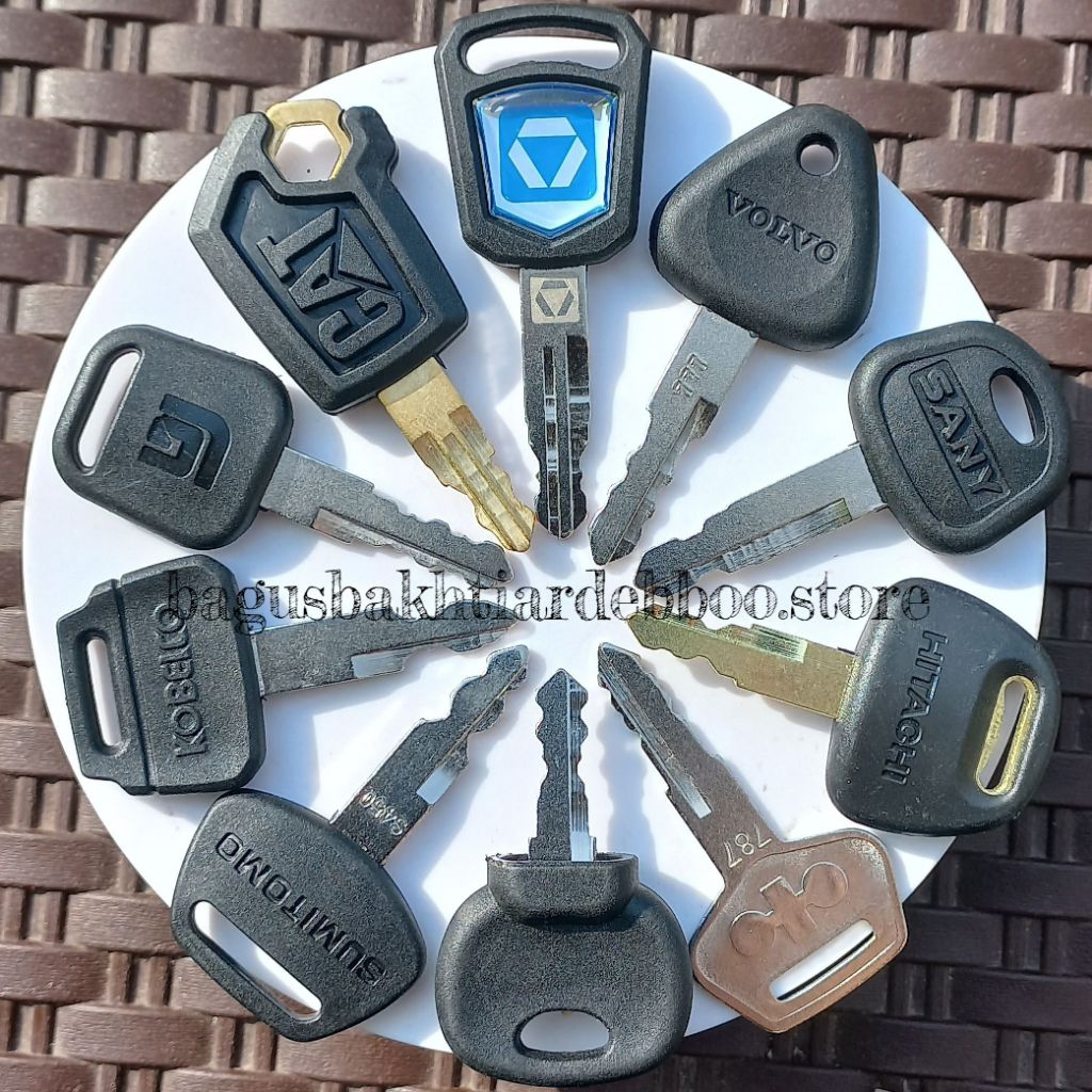 Jual 10 PCS Kunci Master Key Alat Berat Komatsu Caterpillar Hitachi ...