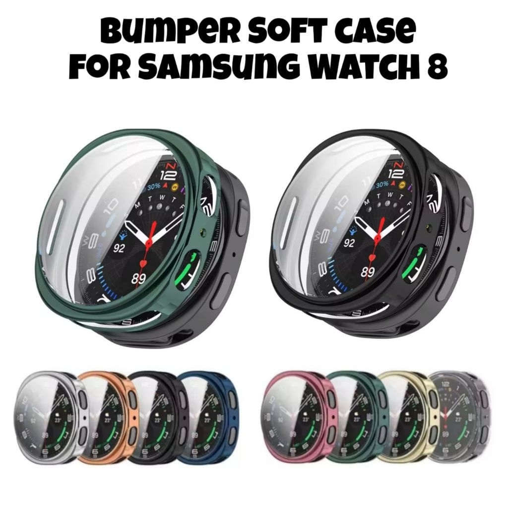 Jual Bumper SAMSUNG Watch 8 40mm 44mm Soft case tpu pelindung layar ...