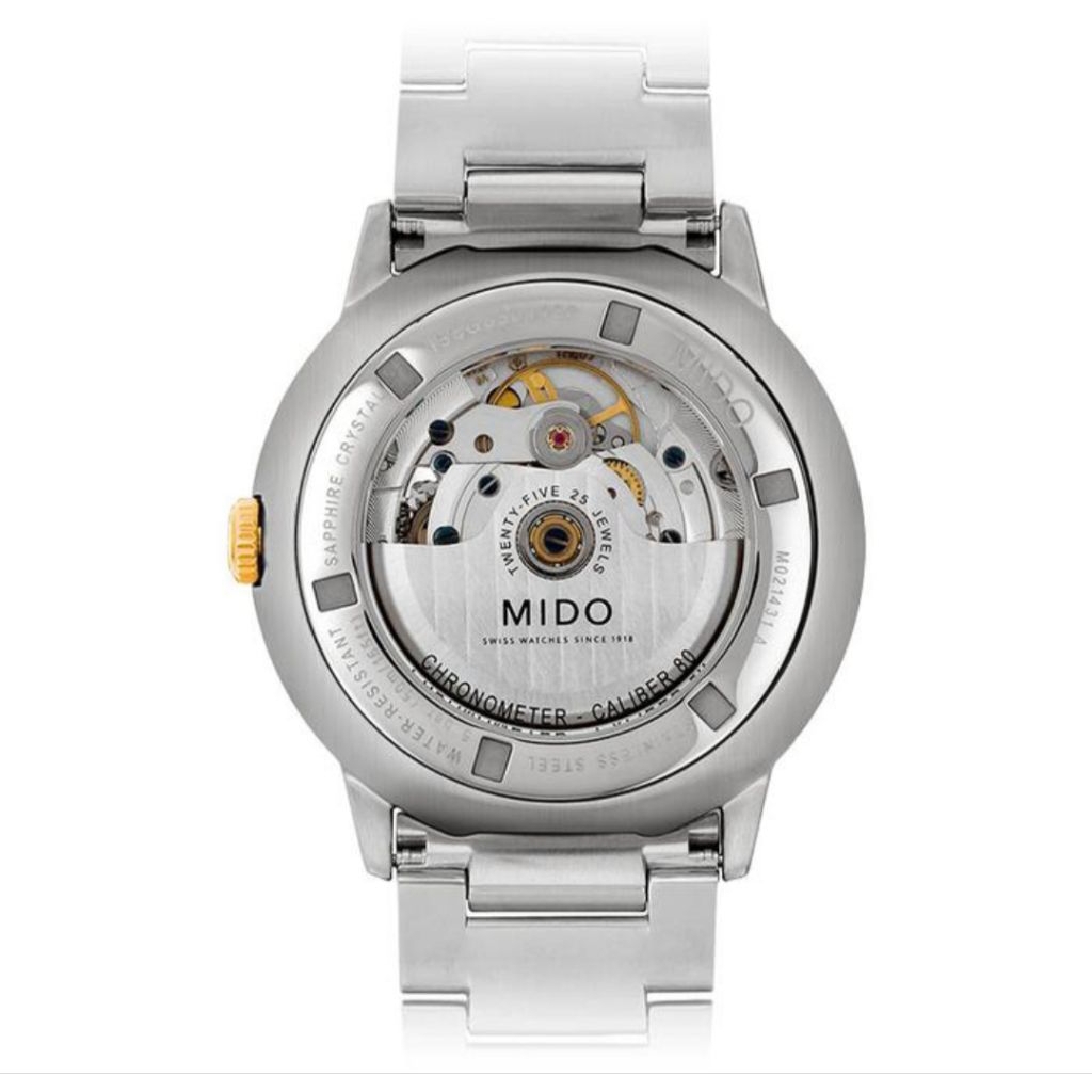 Jual Jam Pria Mido Commander Chronometer Dial Dial Dual Tone | Shopee ...
