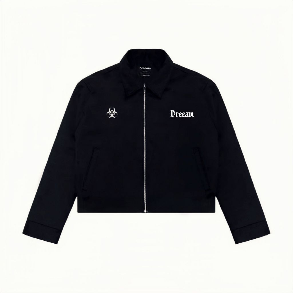 Jual DREEAM - Work Jacket Boxy 'Coroght' - Jacket kerja Hitam | Shopee ...