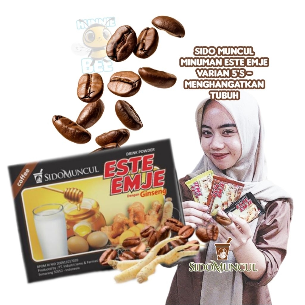 Jual Sido Muncul Minuman STMJ Este Emje Kopi 5's - Menghangatkan Tubuh ...